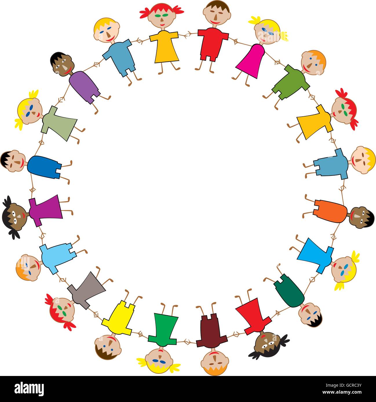 vector young children frame Stock Vector Image & Art - Alamy