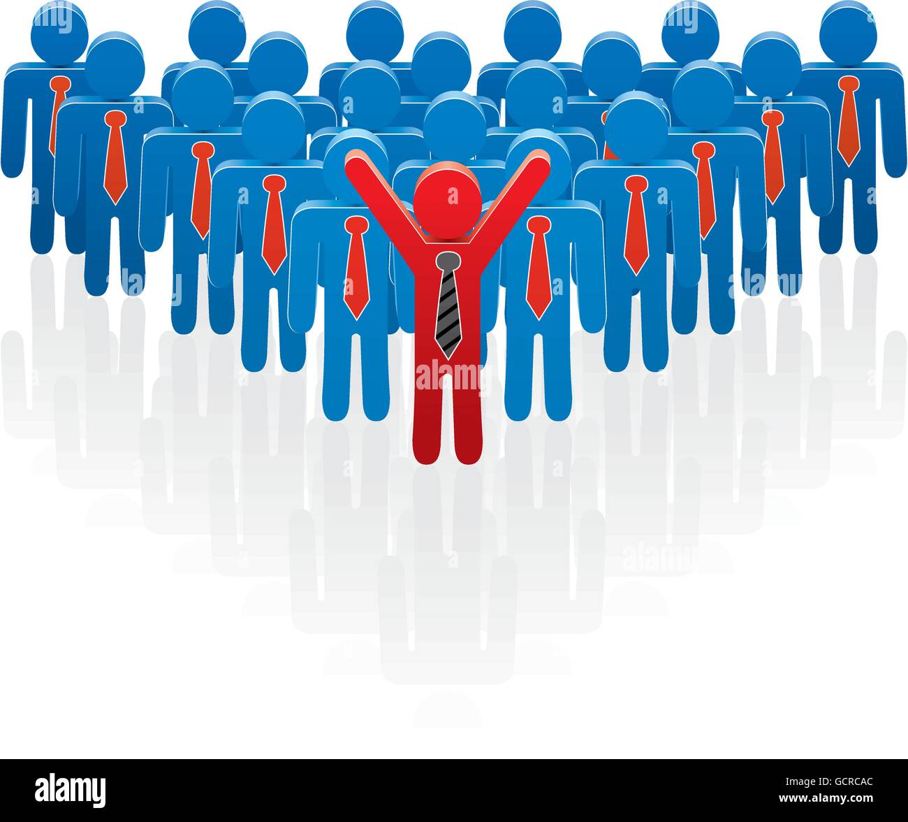 Leader vectors hi-res stock photography and images - Alamy