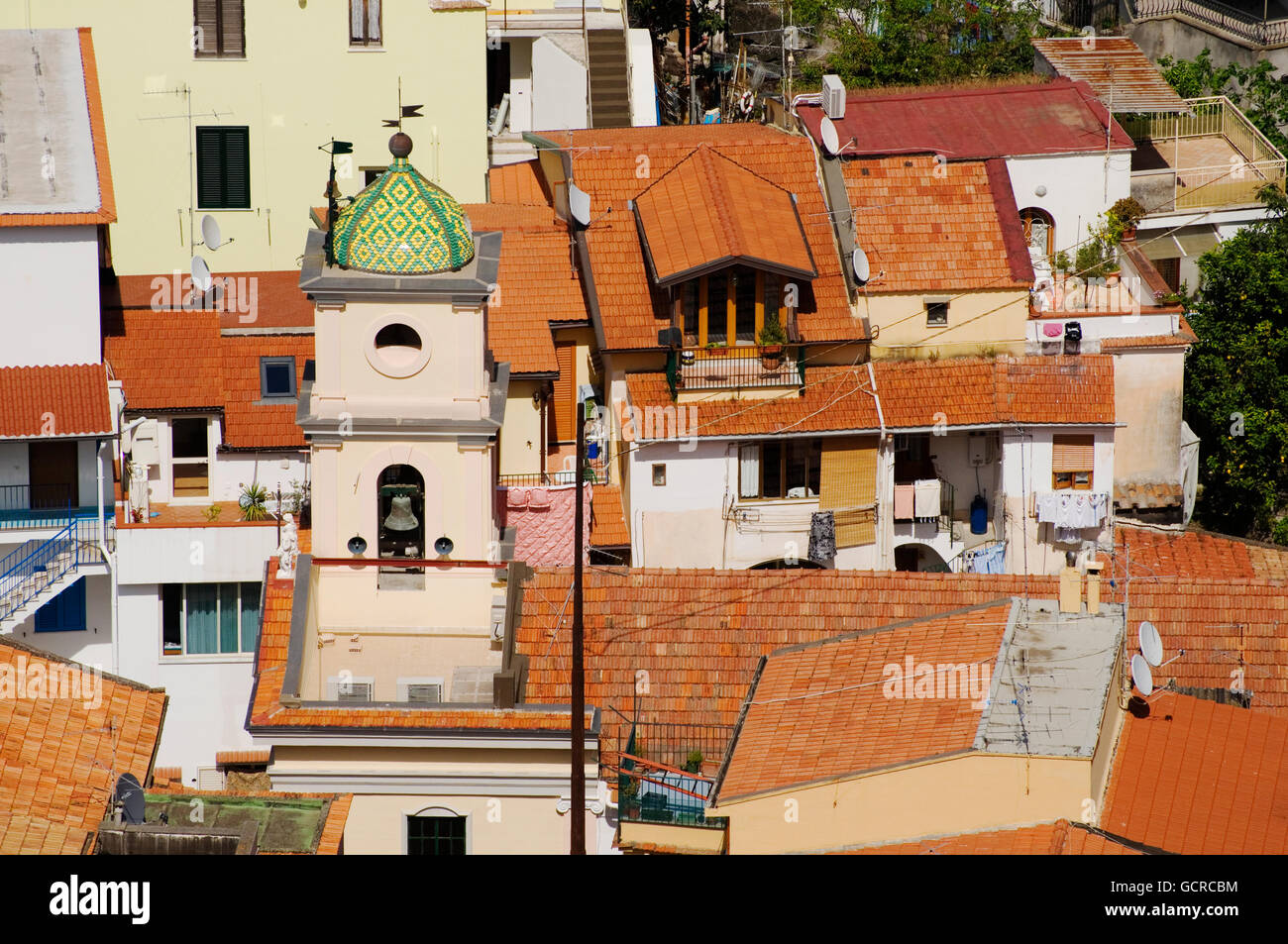 Italy houses roof roofs hi-res stock photography and images - Alamy