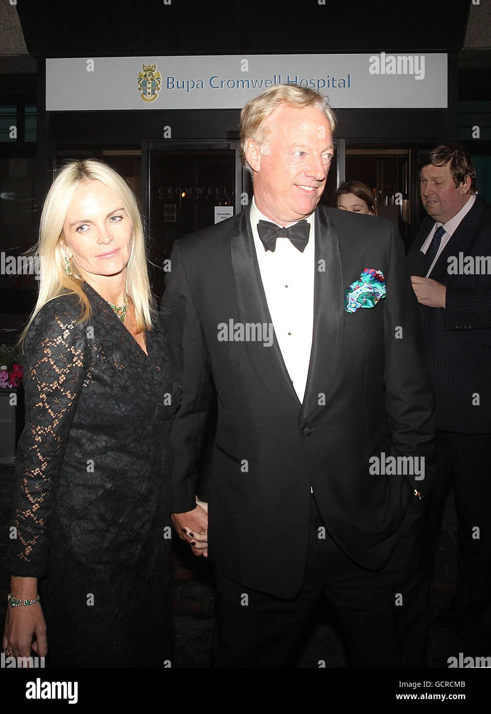 Mark Thatcher leaves Cromwell Hospital in West London, with his wife ...