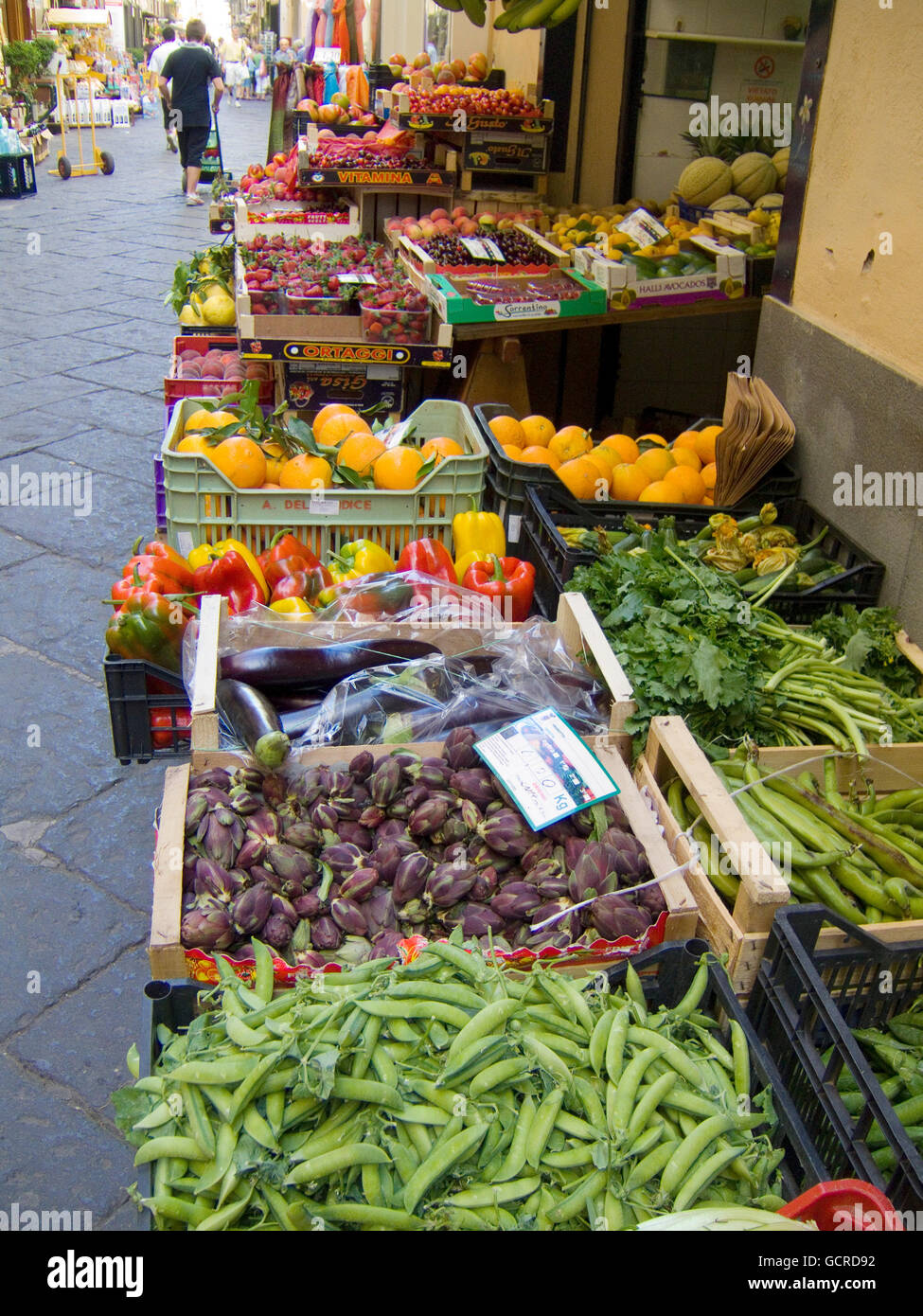 Fruit and vegetables sale on the street hi-res stock photography and ...
