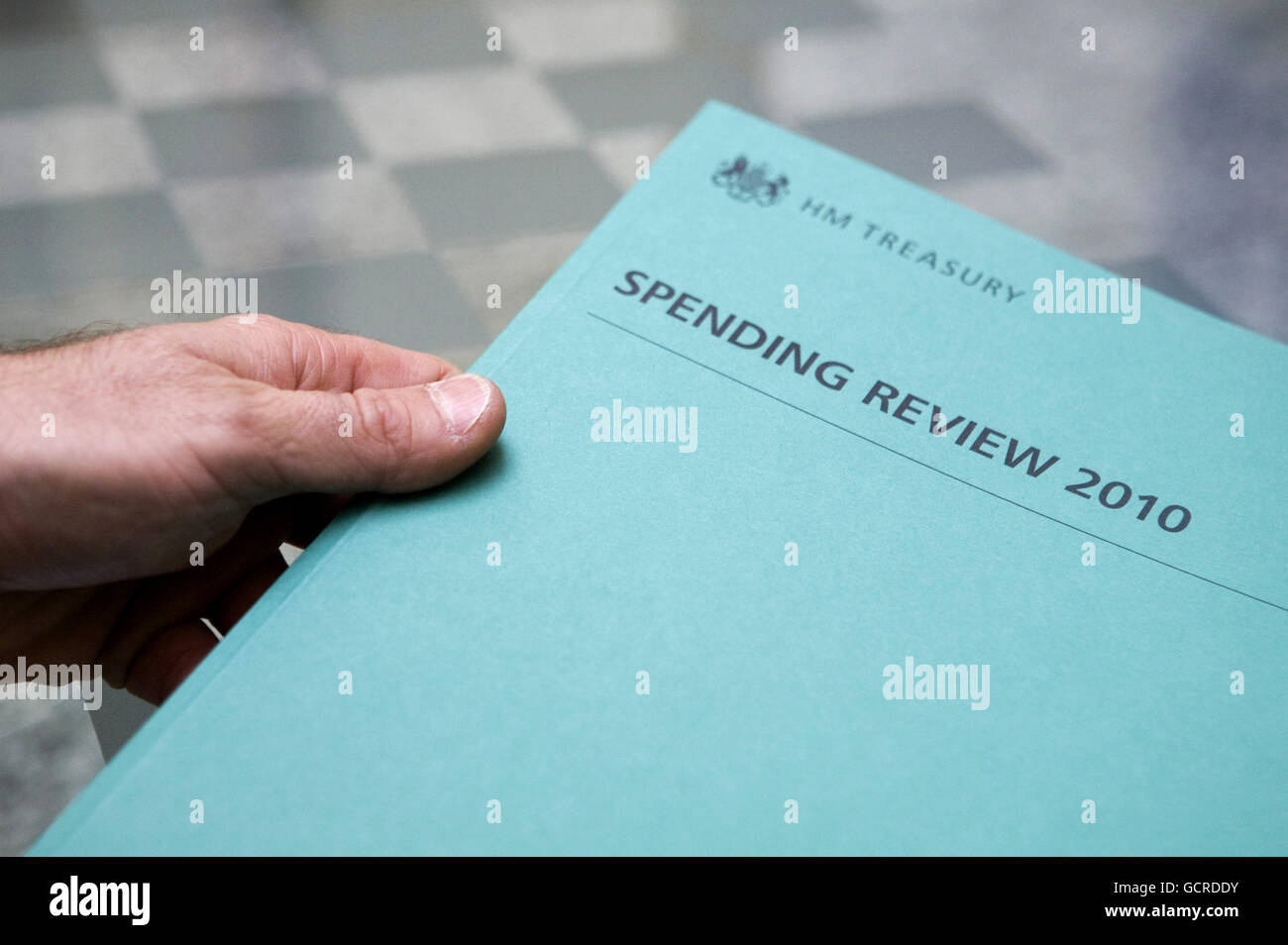 The front cover of the British Government's Spending Review for 2010 ...