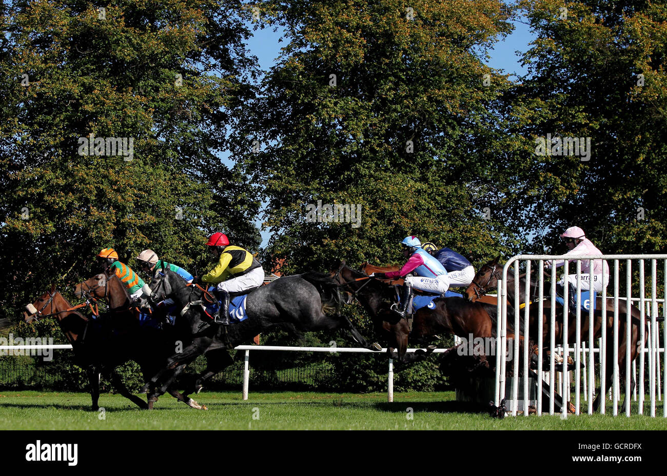 Horse Racing - Worcester Racecourse Stock Photo - Alamy