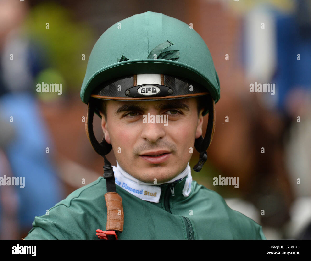 Jockey Andrea Atzeni during the John Smith's Cup Meeting at York ...