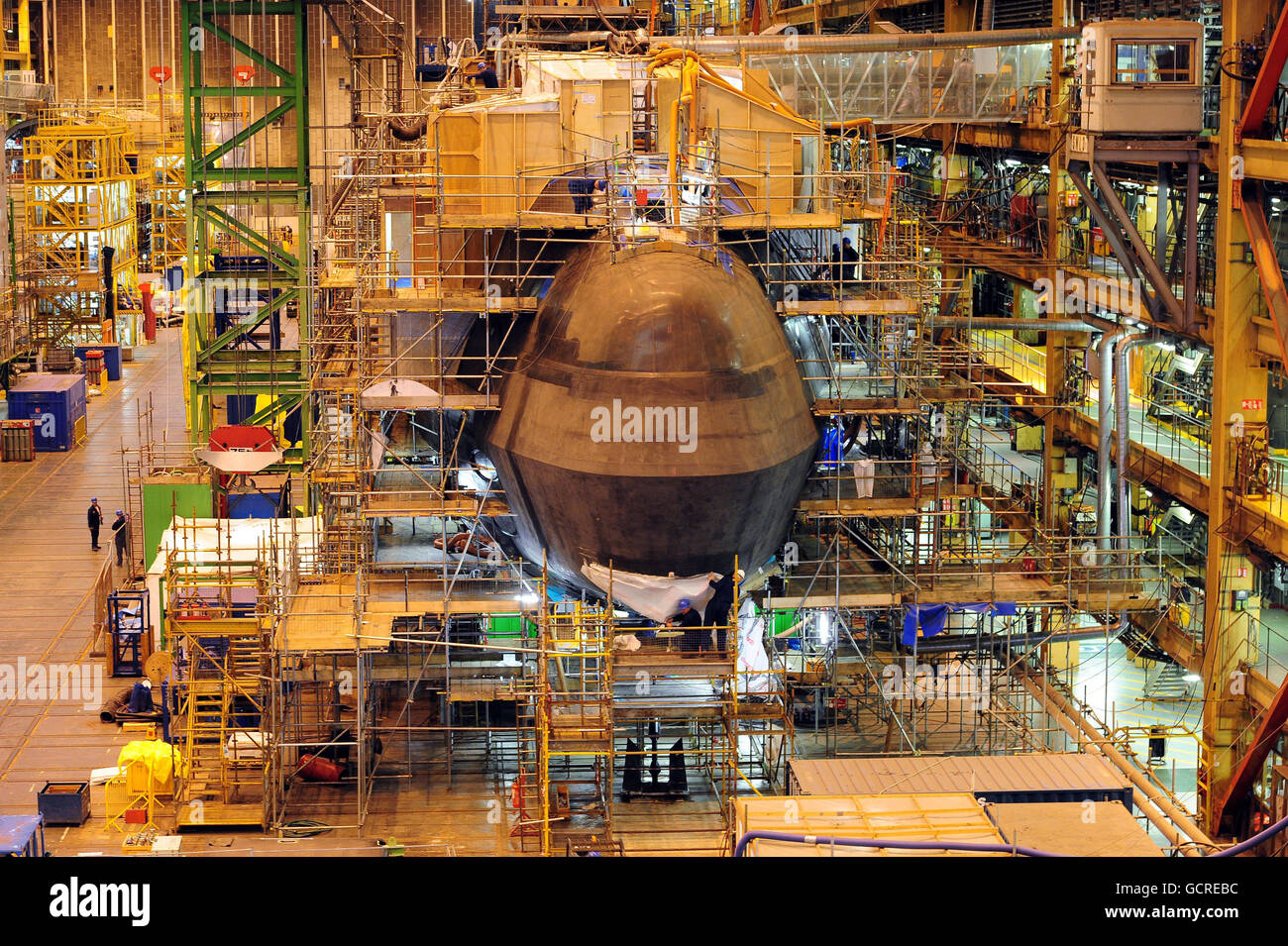 Construction of the Ambush submarine at the BAE Systems in Barrow-in ...
