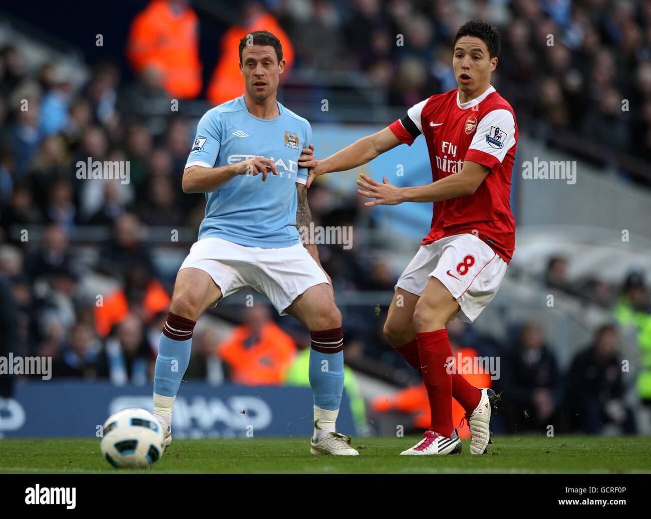 Manchester Citys Wayne Bridge High Resolution Stock Photography and ...
