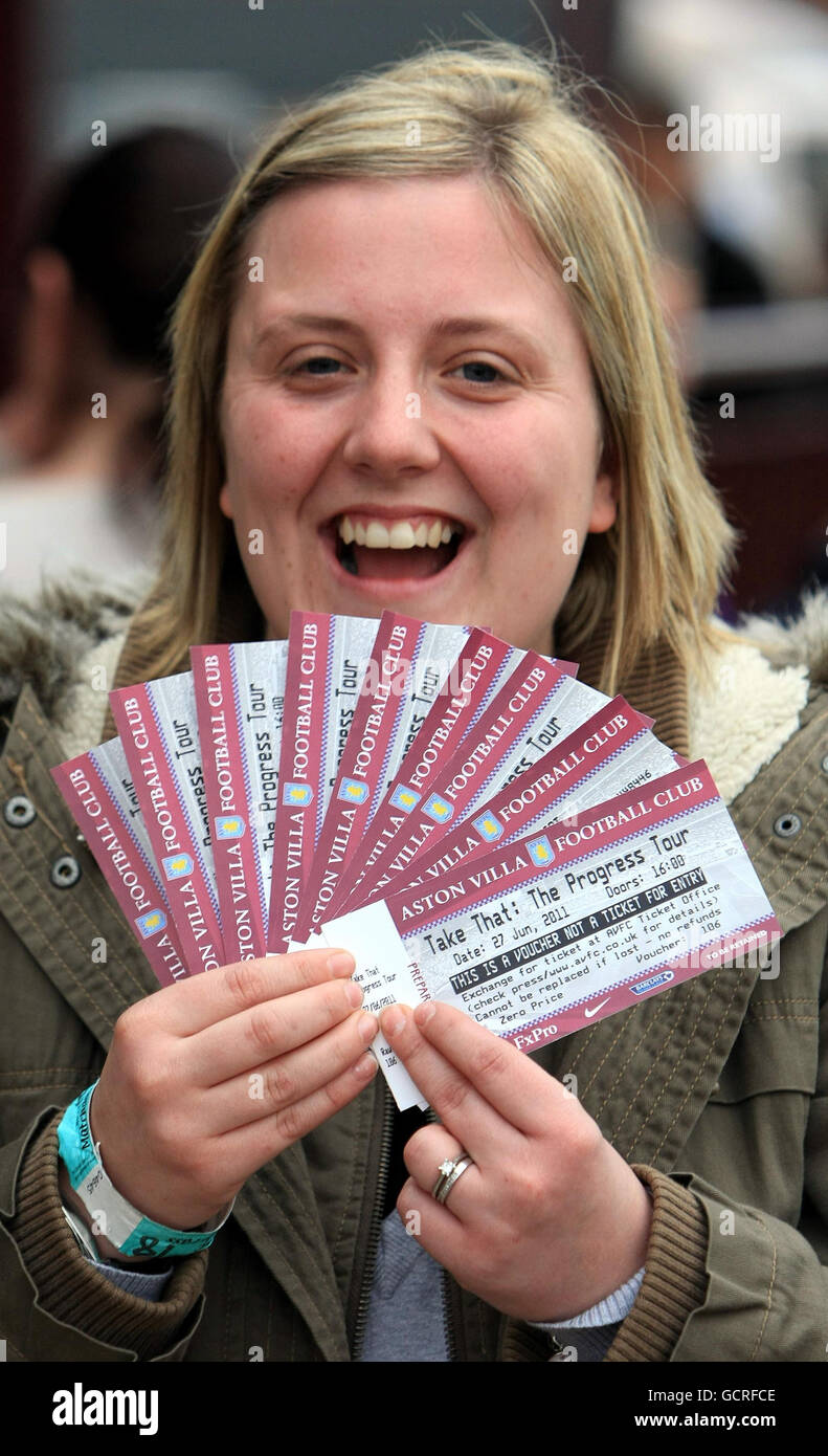 Take That tickets go on sale Stock Photo - Alamy