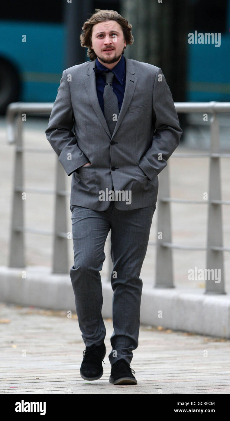 The lead singer of rock band The Zutons Dave McCabe arrives at ...