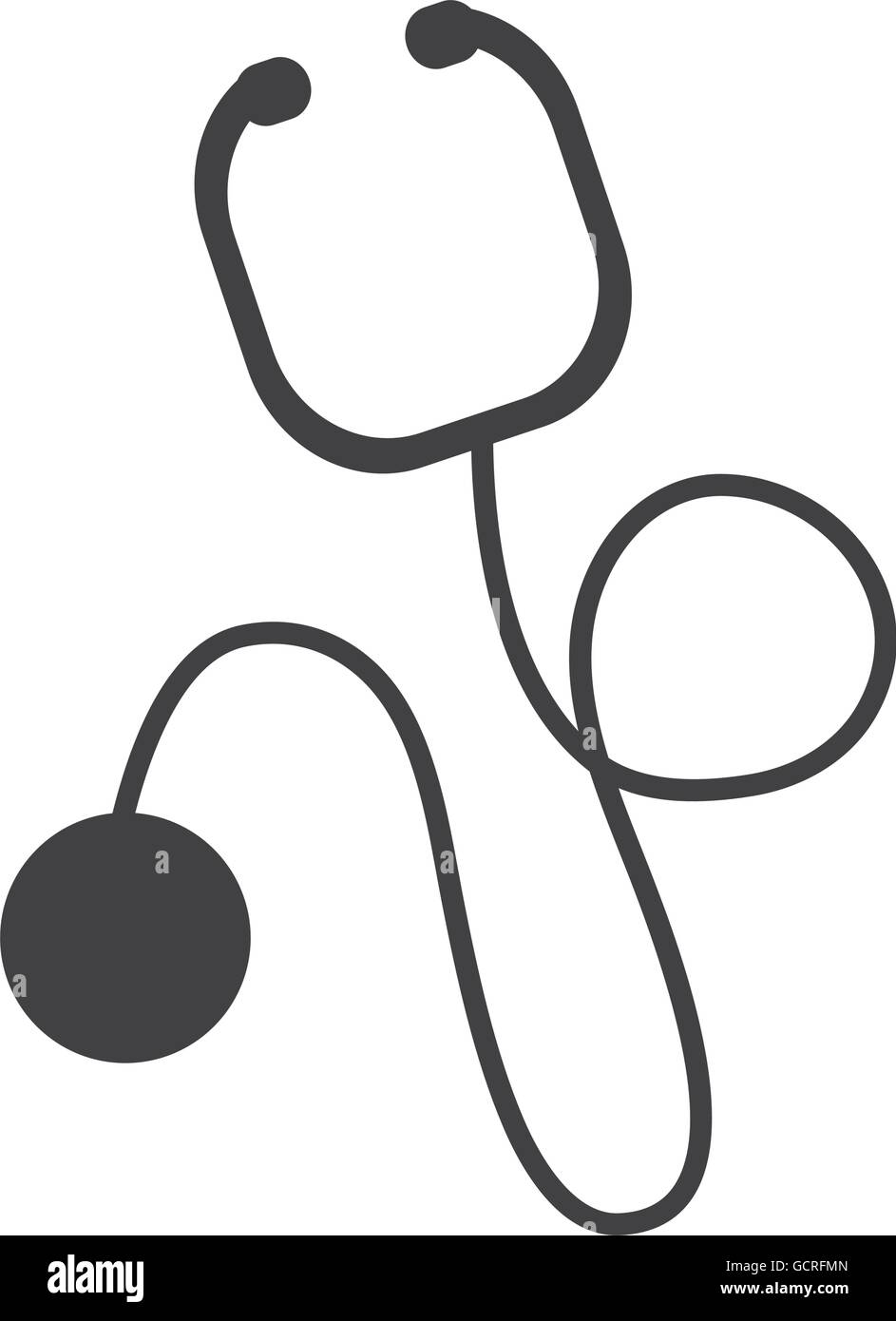 simple stethoscope icon Stock Vector Image & Art - Alamy