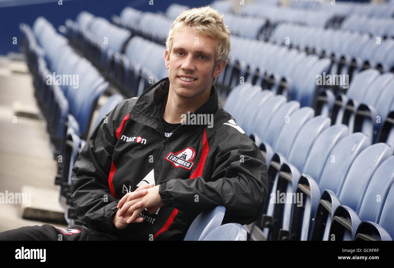 Edinburgh's Alex Blair ahead of his debut tomorrow, during the ...