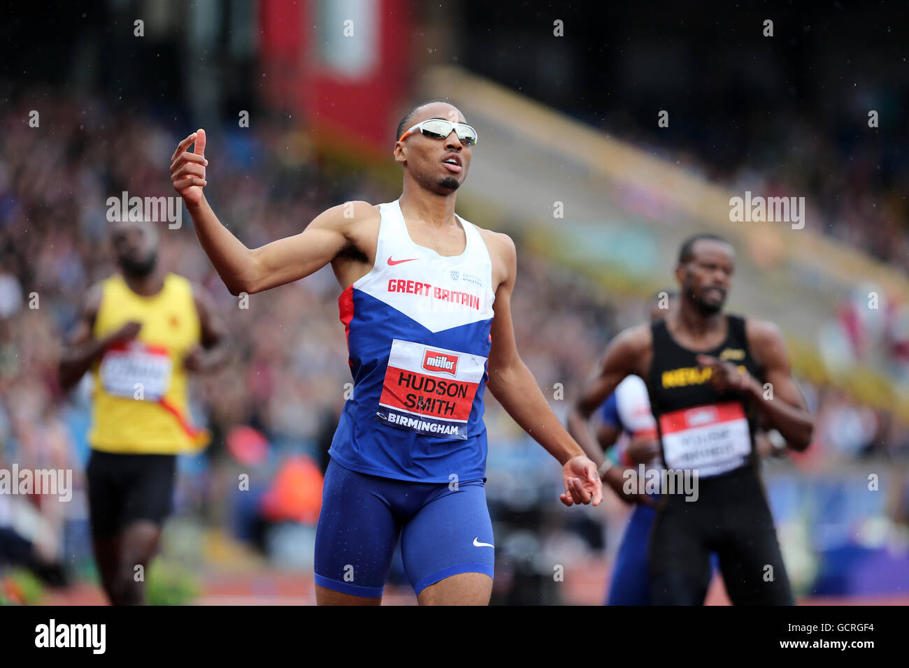 Matthew HUDSON-SMITH winning the Men's 400m Final, 2016 British ...