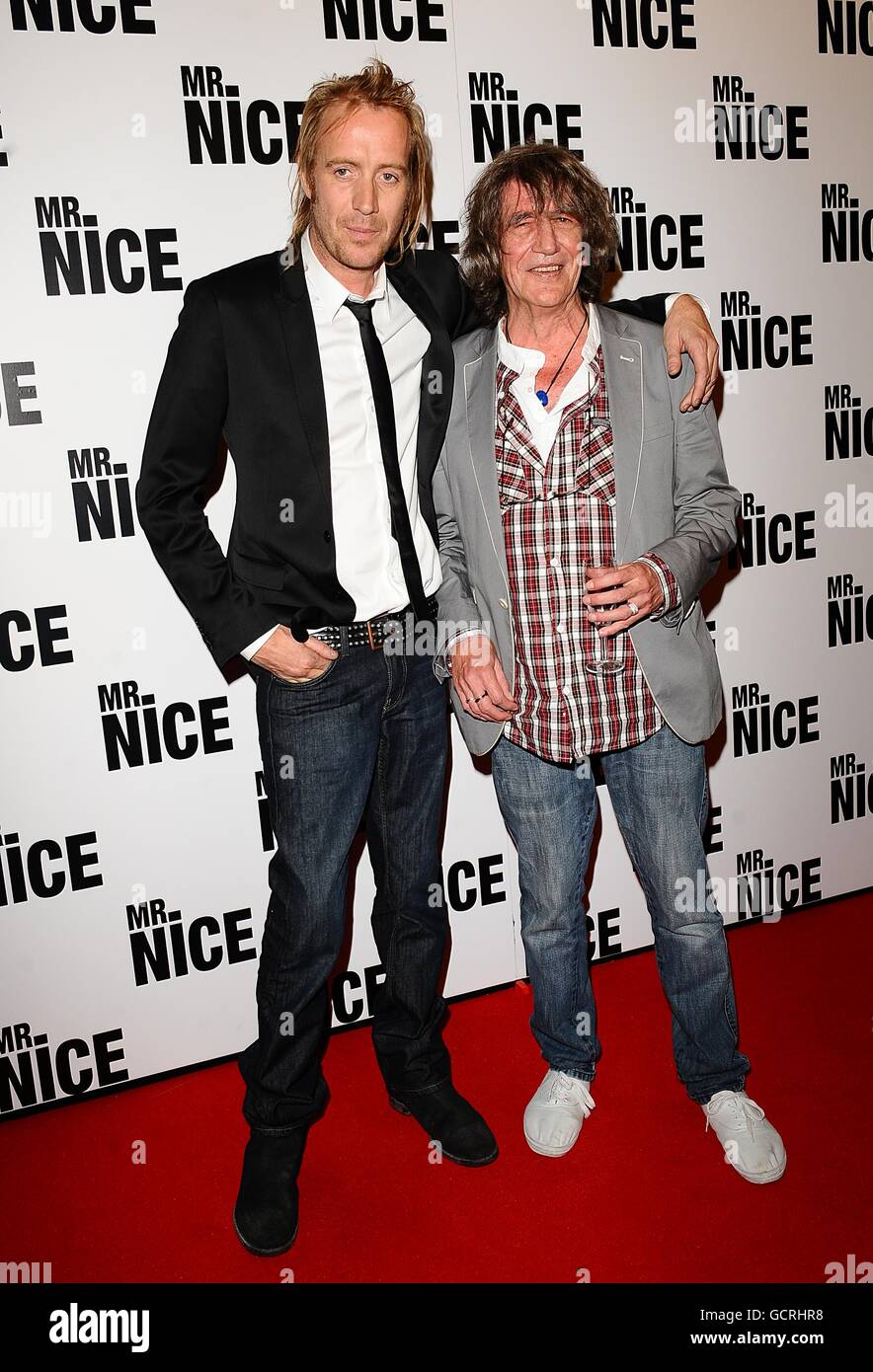 Mr Nice UK Film Premiere - London Stock Photo - Alamy