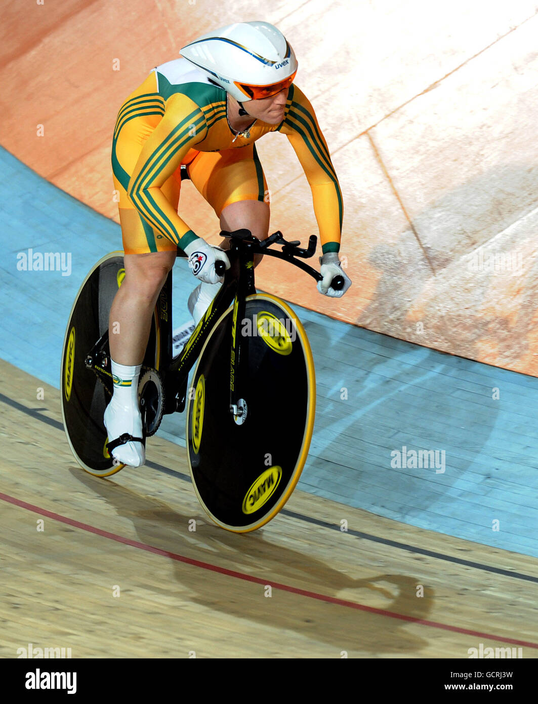 Anna Mears of Australia on her way to the Gold medal in the Womens 500m ...