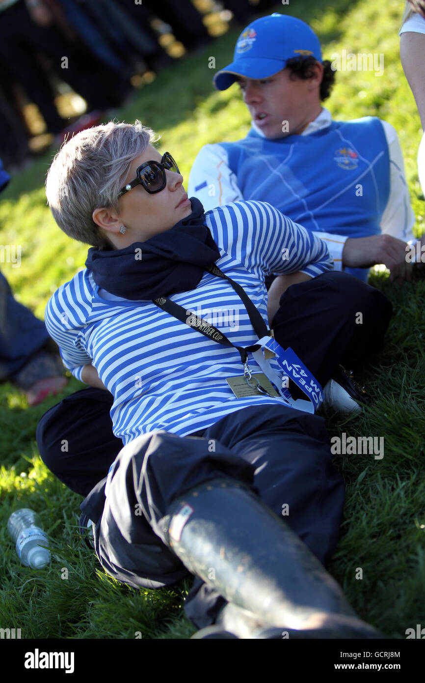 Europes rory mcilroy and his girlfriend holly sweeney hi-res stock ...