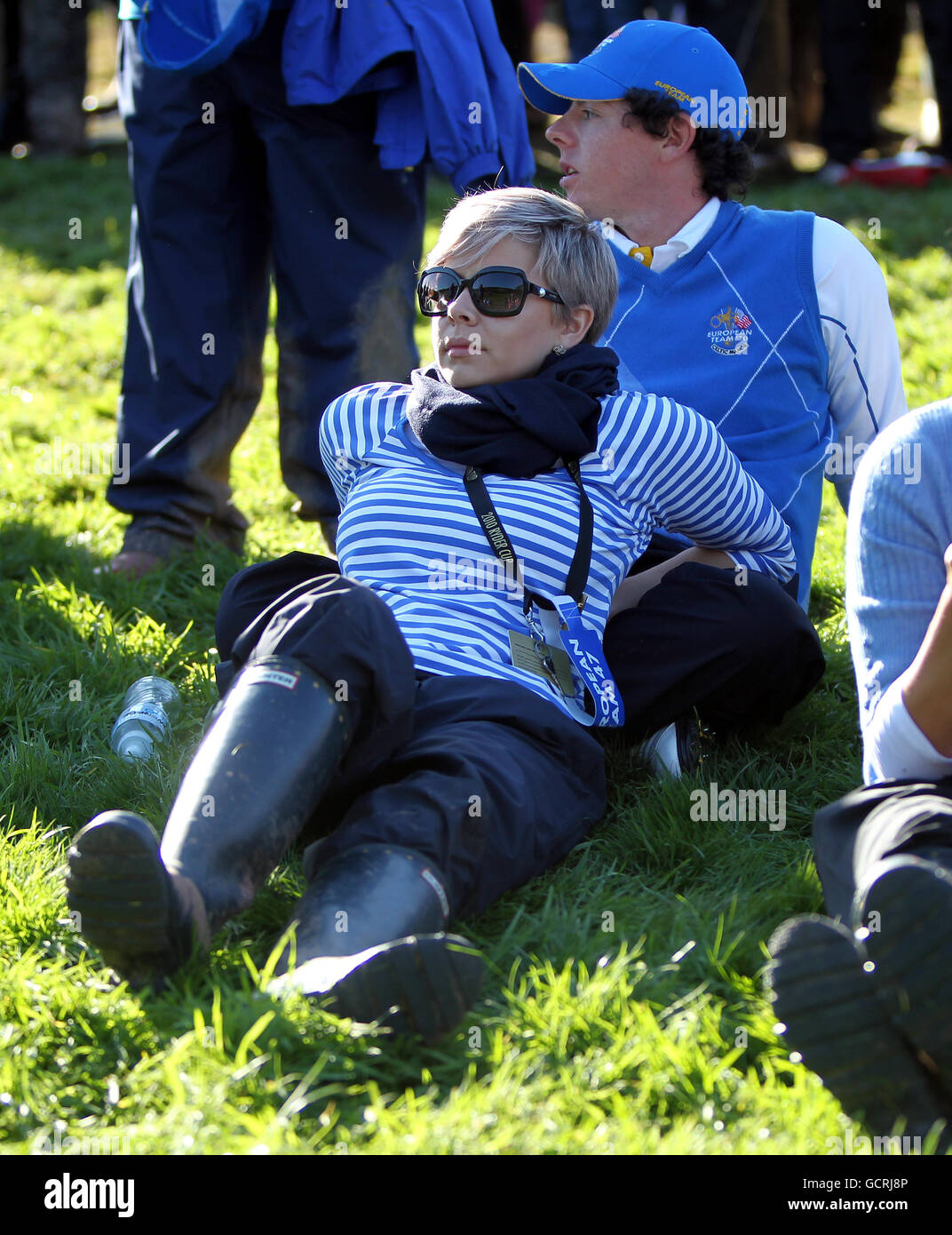 Europes rory mcilroy and his girlfriend holly sweeney hi-res stock ...