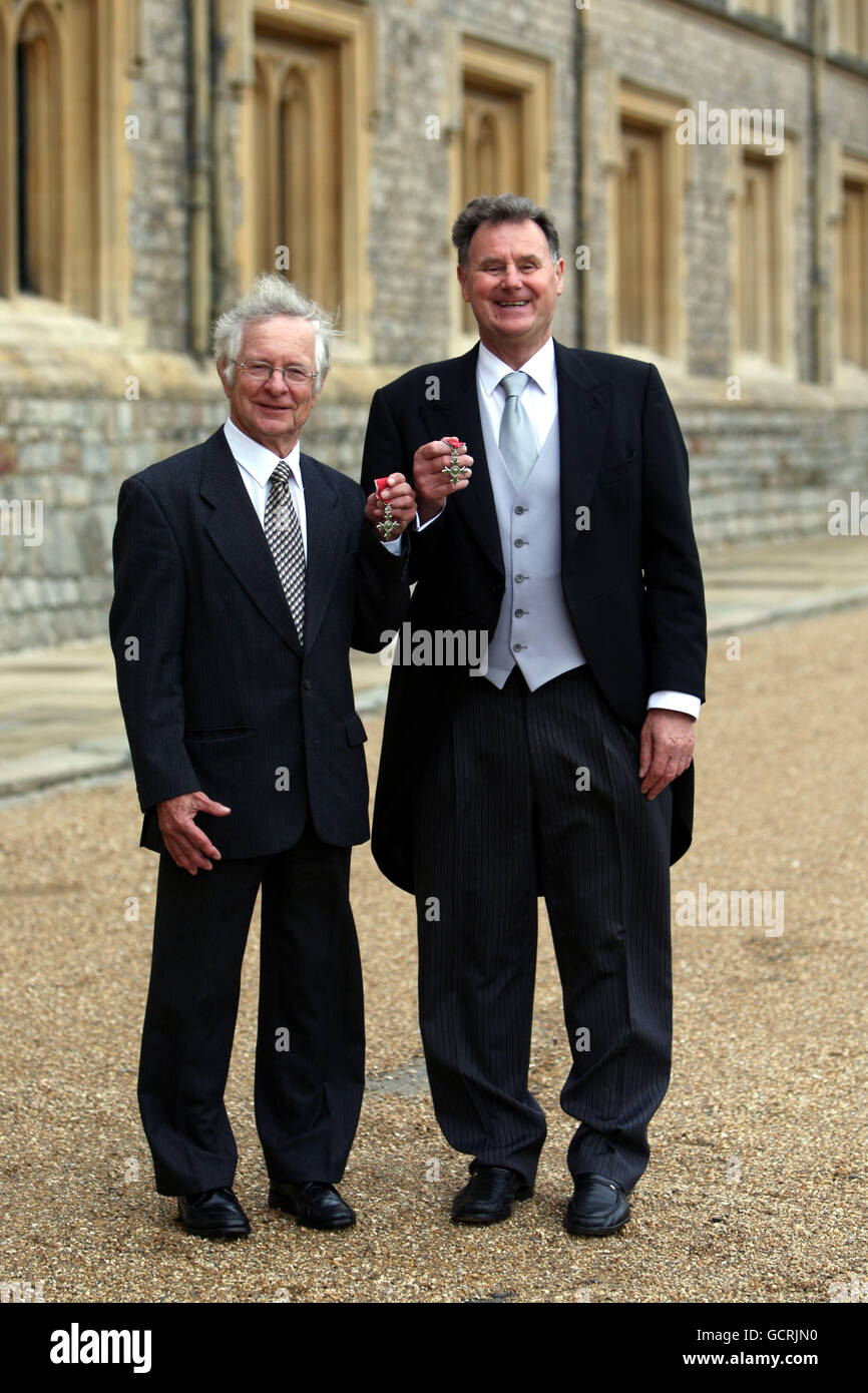 Dr Frank Duckworth (left) and Dr Anthony Lewis after they were made ...