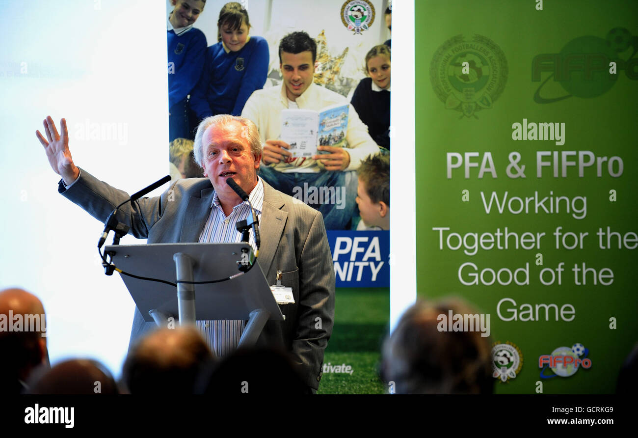 PFA Chief Executive and FIFPRO Hon President Gordon Taylor OBE during ...