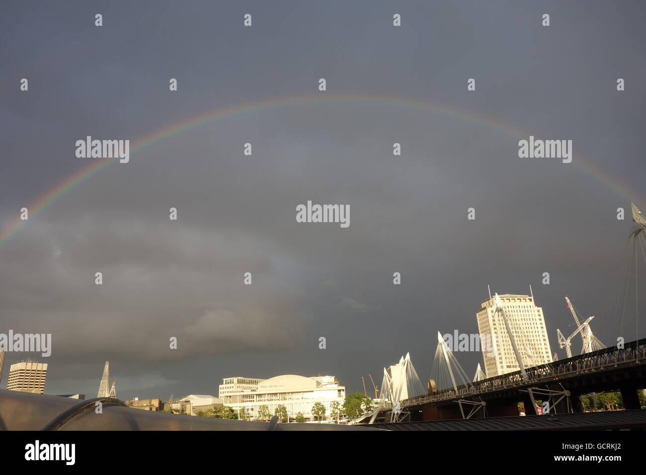 Rainbow rain clouds hi-res stock photography and images - Alamy