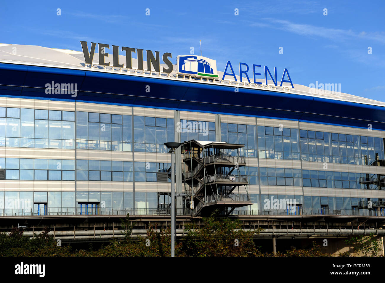 Veltins arena general view of the veltins arena hi-res stock ...