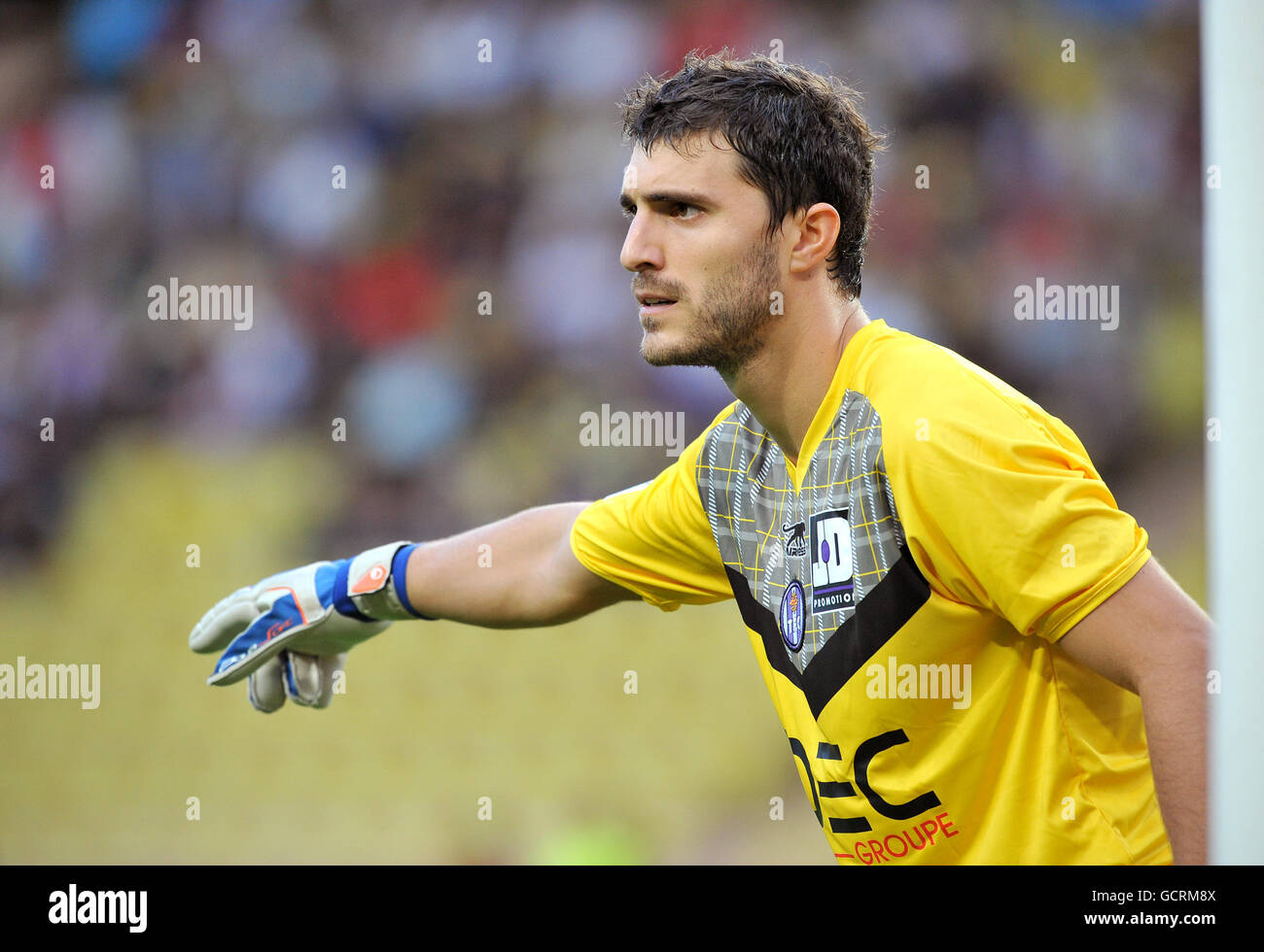 Toulouse goalkeeper mathieu valverde hi-res stock photography and ...