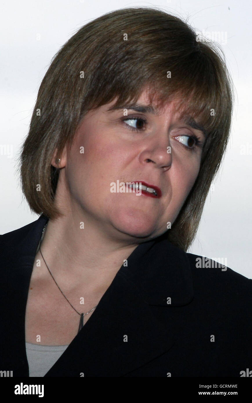 Scottish Health Secretary Nicola Sturgeon talks patients during her ...