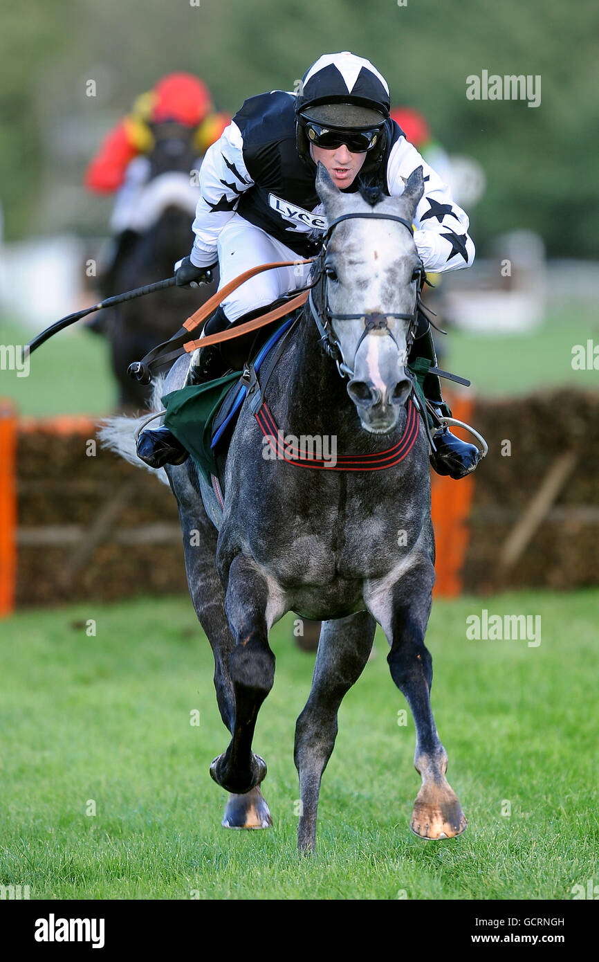 Hurdle towcester racecourse hi-res stock photography and images - Alamy