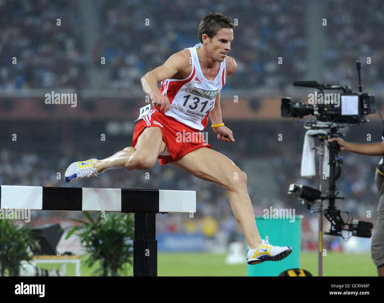 England's Stuart Stokes in action in the Men's 3000m Steeplechase ...