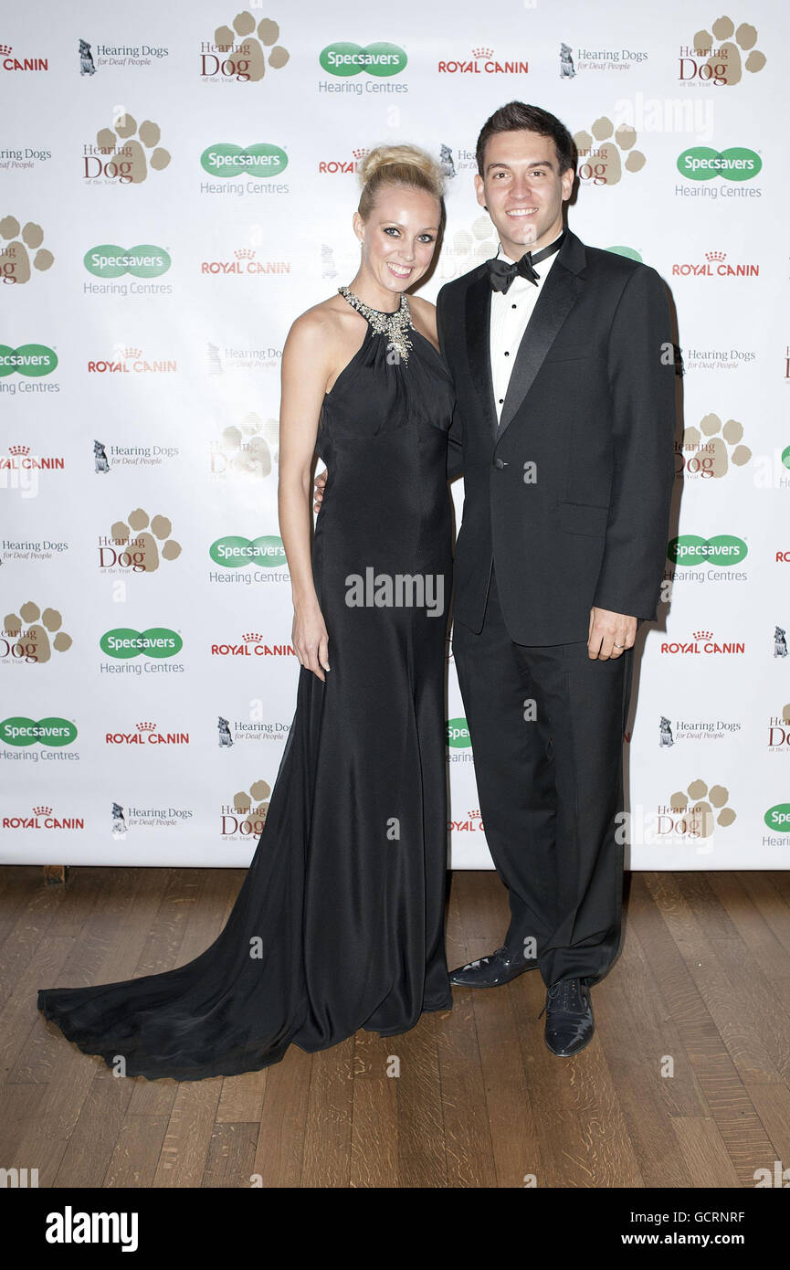 Camilla Dallerup and Kevin Sacre attend the Specsavers Hearing Dog of ...
