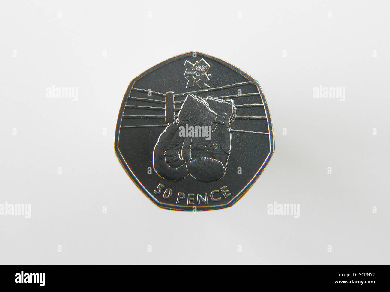 Boxing 50p Olympic coin designed by Shane Abery from Reading, Berkshire ...