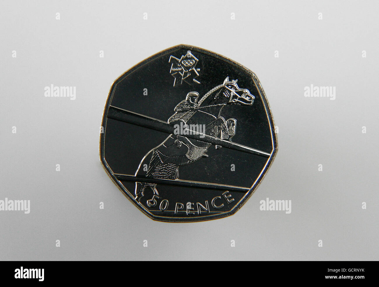 Equestrian 50p Olympic coin designed by Thomas Babbage from Shipston-on ...