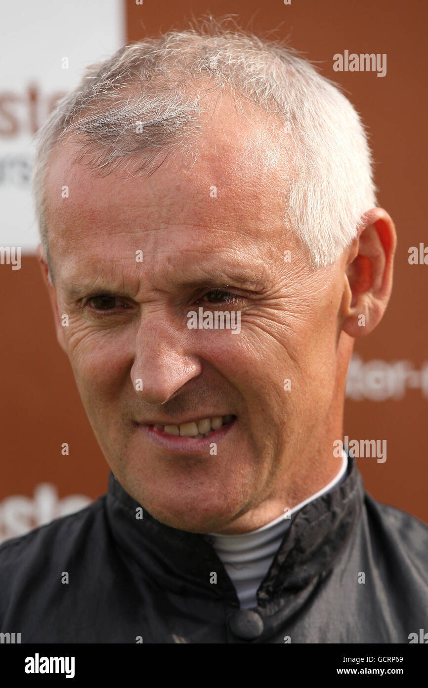 Former jockey Graham Bradley prior to The Fudge And Smudge Leger ...