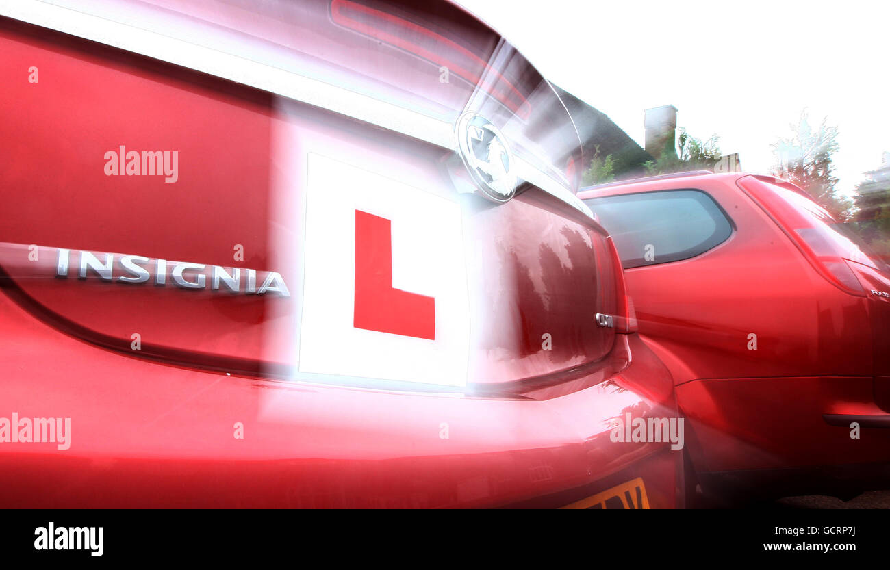 Learner Driver stock Stock Photo - Alamy