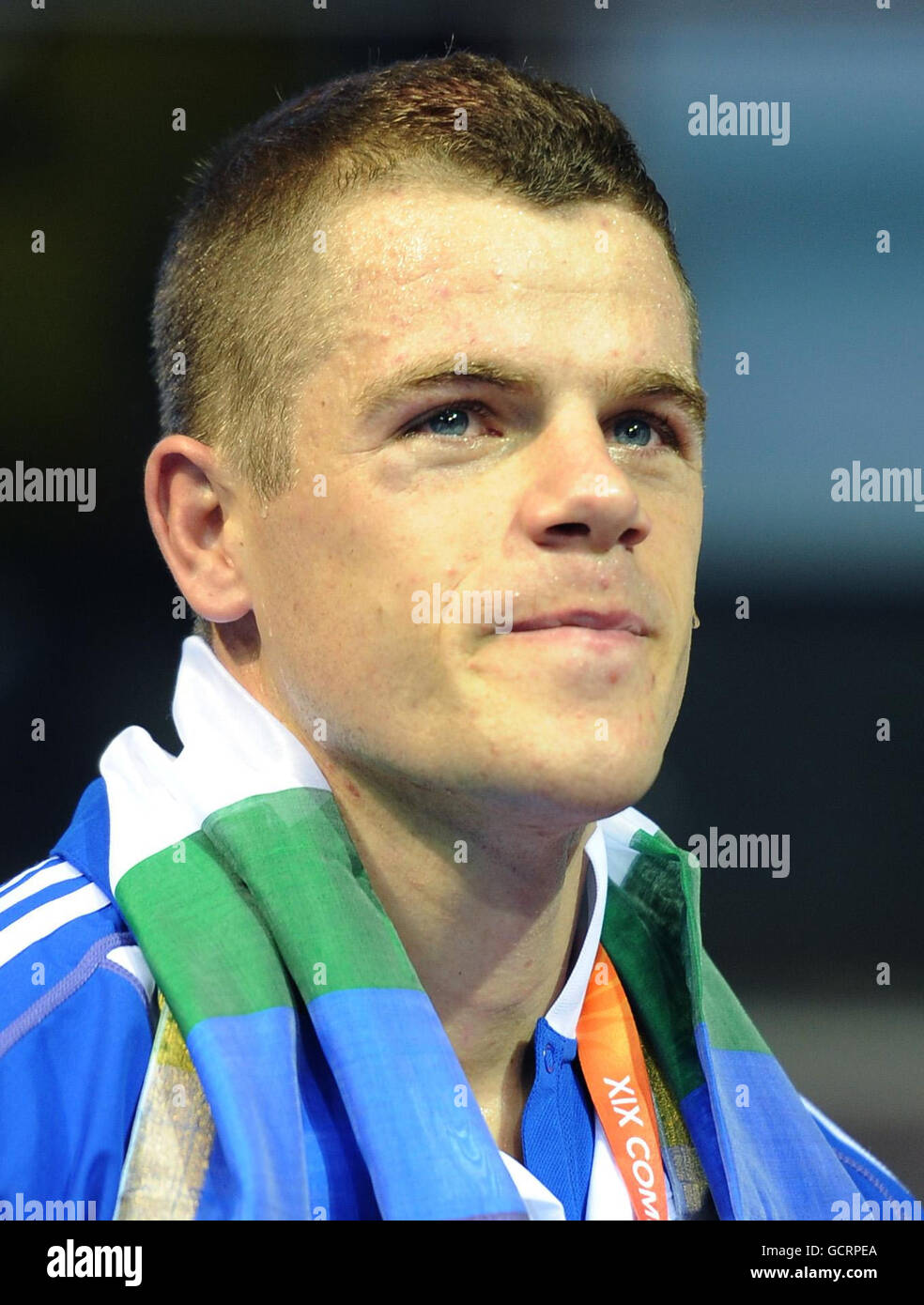 Scotland's Callum Johnson celebrates winning the gold medal in the ...