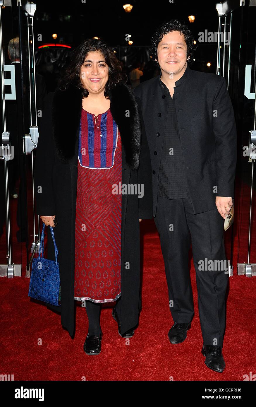 Gurinder Chadha and Husband Paul arriving for the European premiere of ...