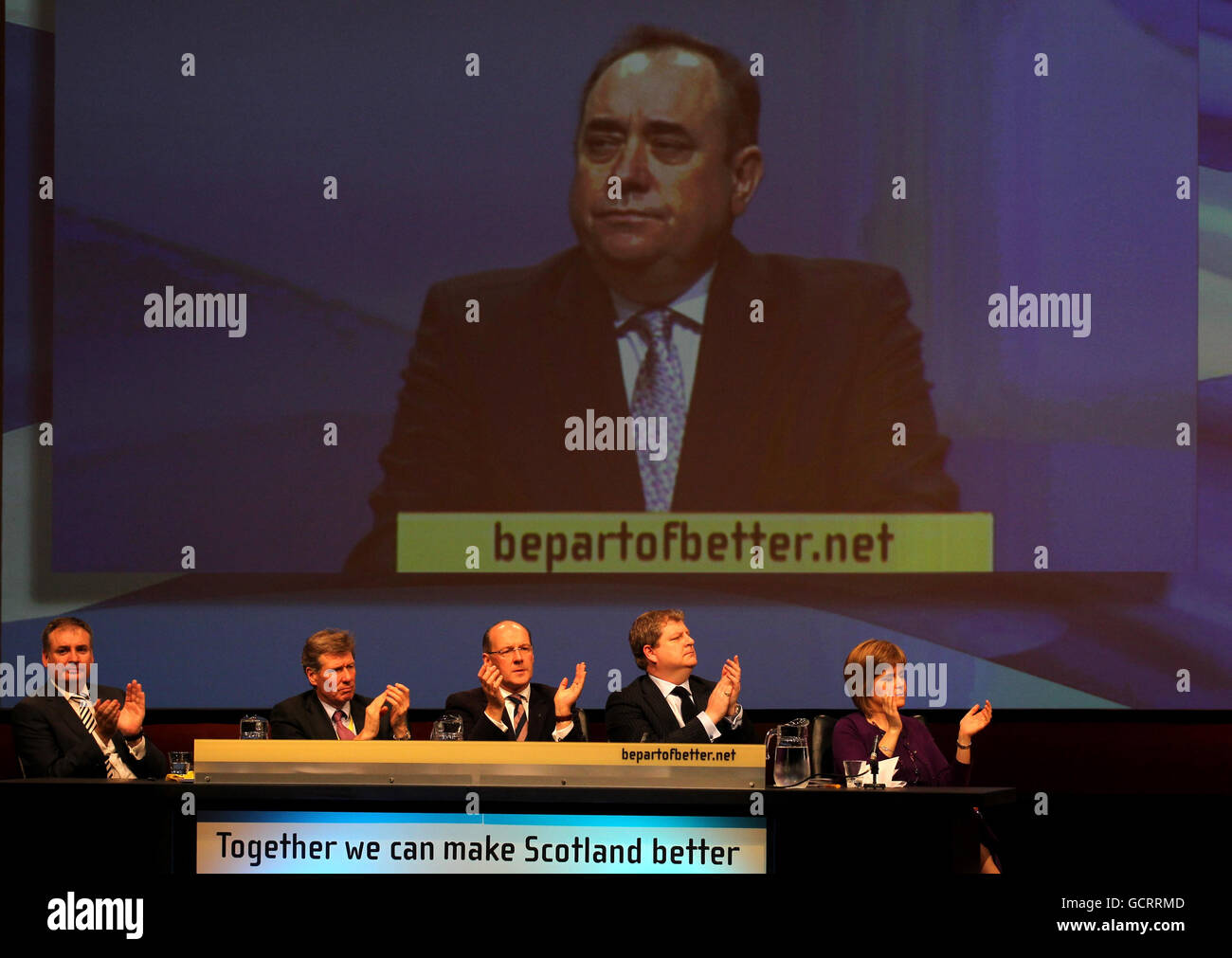 SNP cabinet members (left to right) Richard Lochhead MSP, Kenny ...
