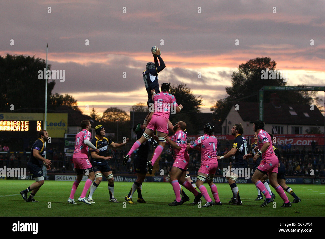Rugby Union - Amlin Challenge Cup - Pool 4 - Leeds Carnegie v Stade ...