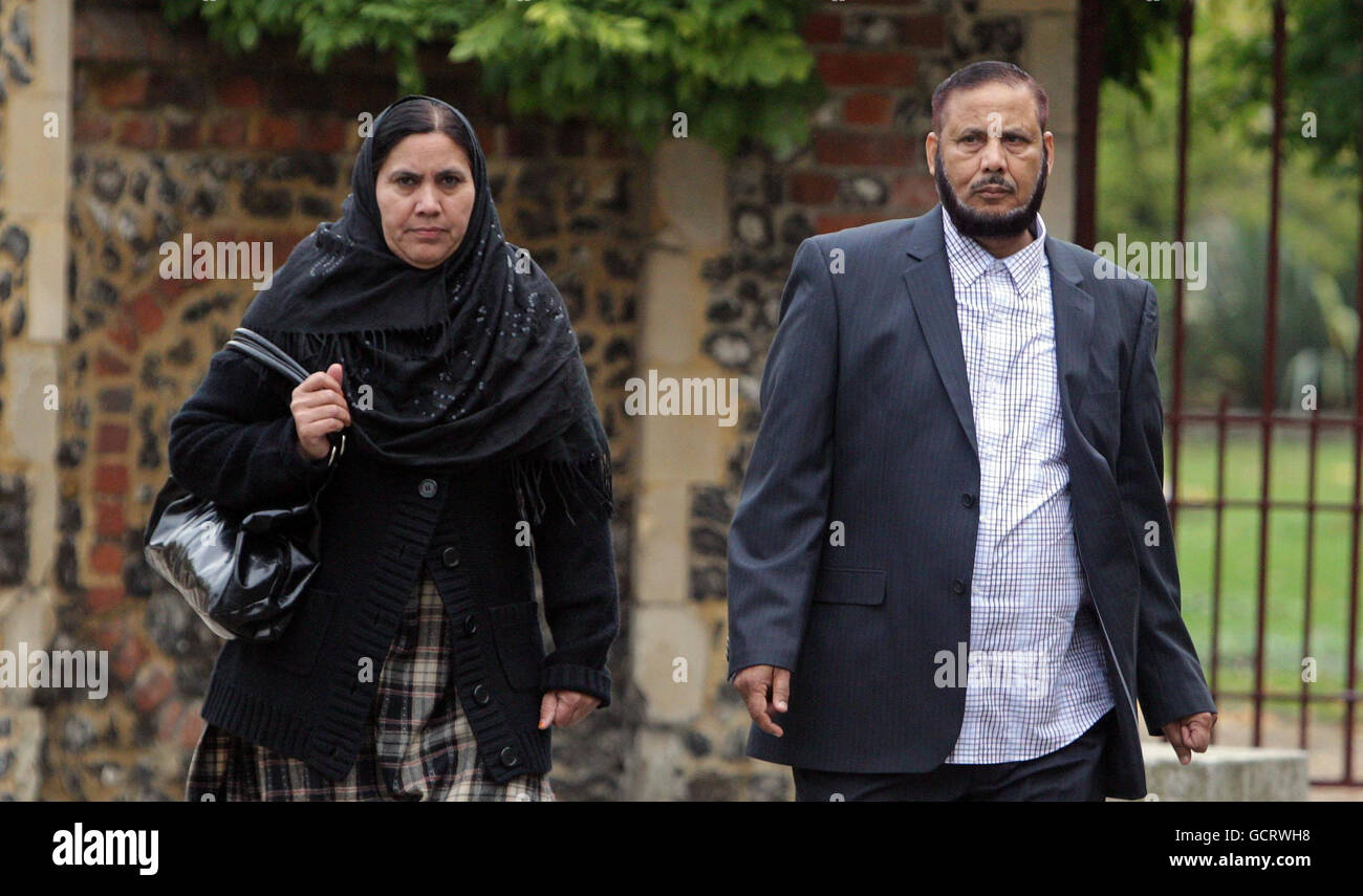 Nasreen and Mohammad Muneer, the mother and father of murdered A-Level ...
