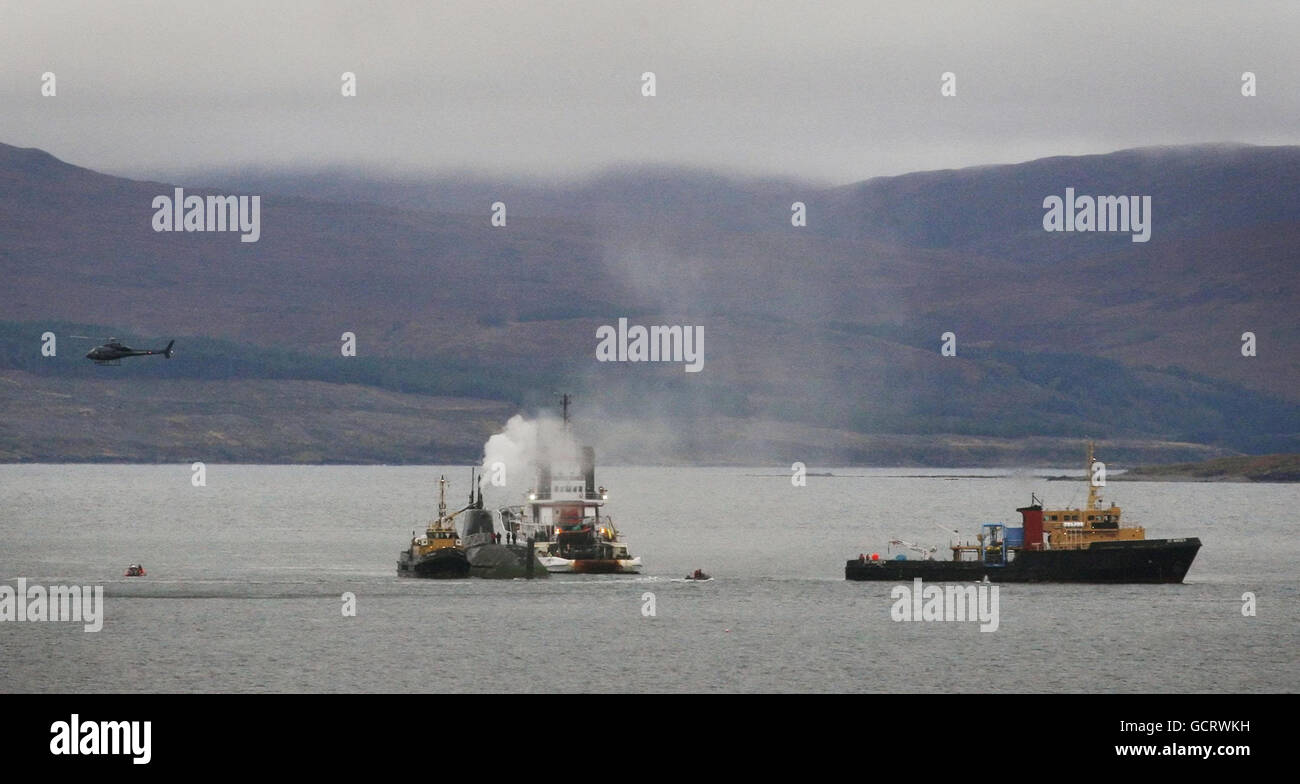 HMS Astute runs aground Stock Photo - Alamy