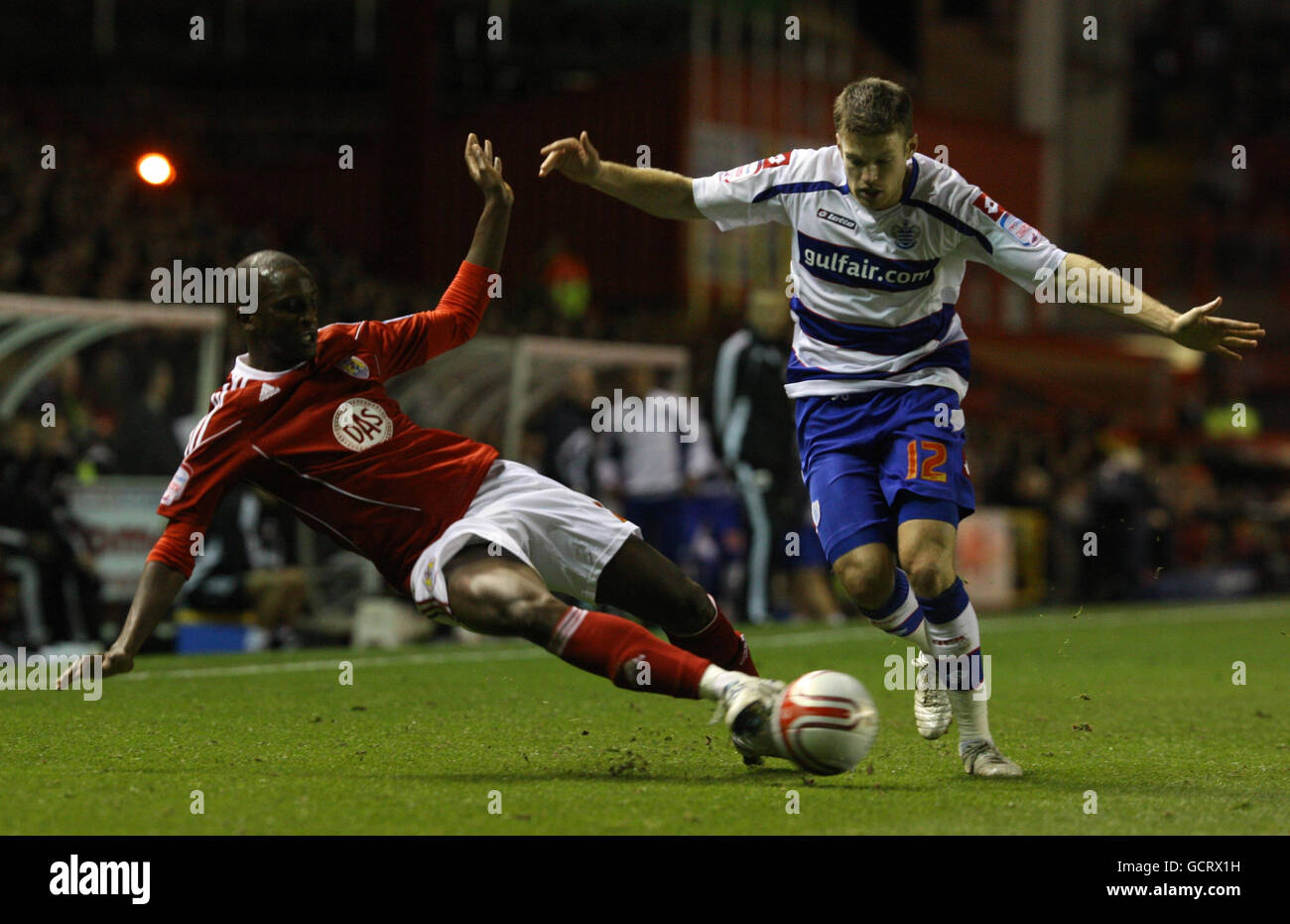 Queens Park Rangers Jamie Mackie wins ball beating Bristol City's ...