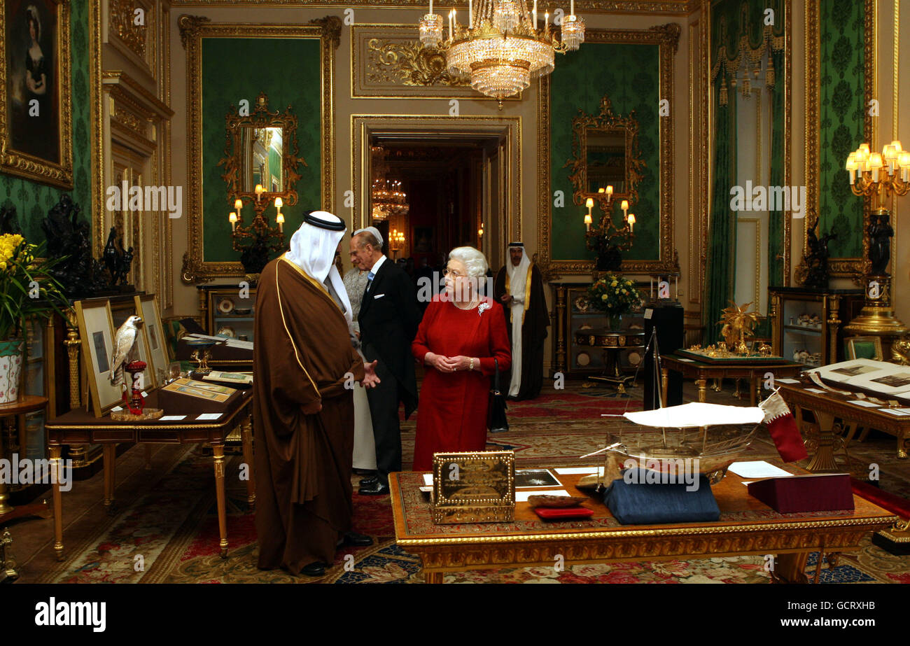 Emir of Qatar state visit Stock Photo - Alamy