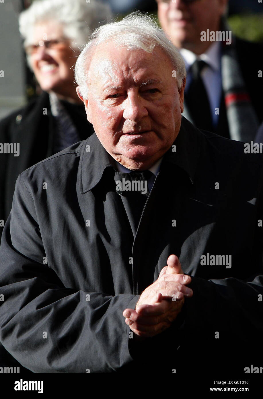 Malcolm Allison funeral Stock Photo - Alamy