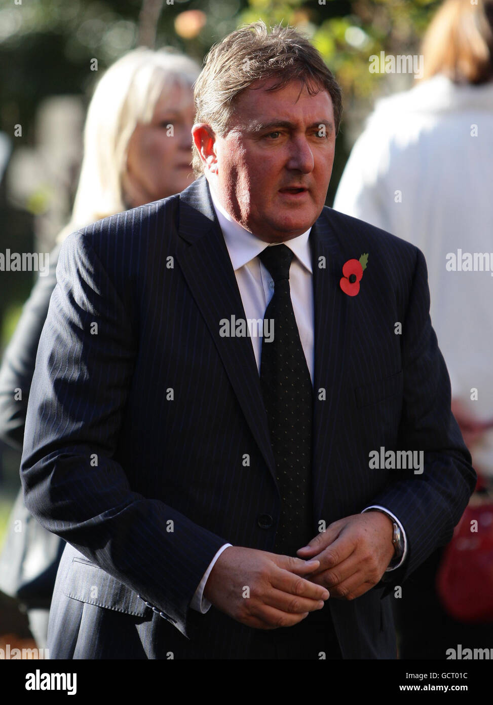 Malcolm Allison funeral Stock Photo - Alamy