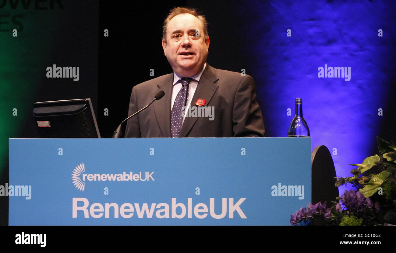 Scotland's First Minister Alex Salmond unveils the 70 million pound ...