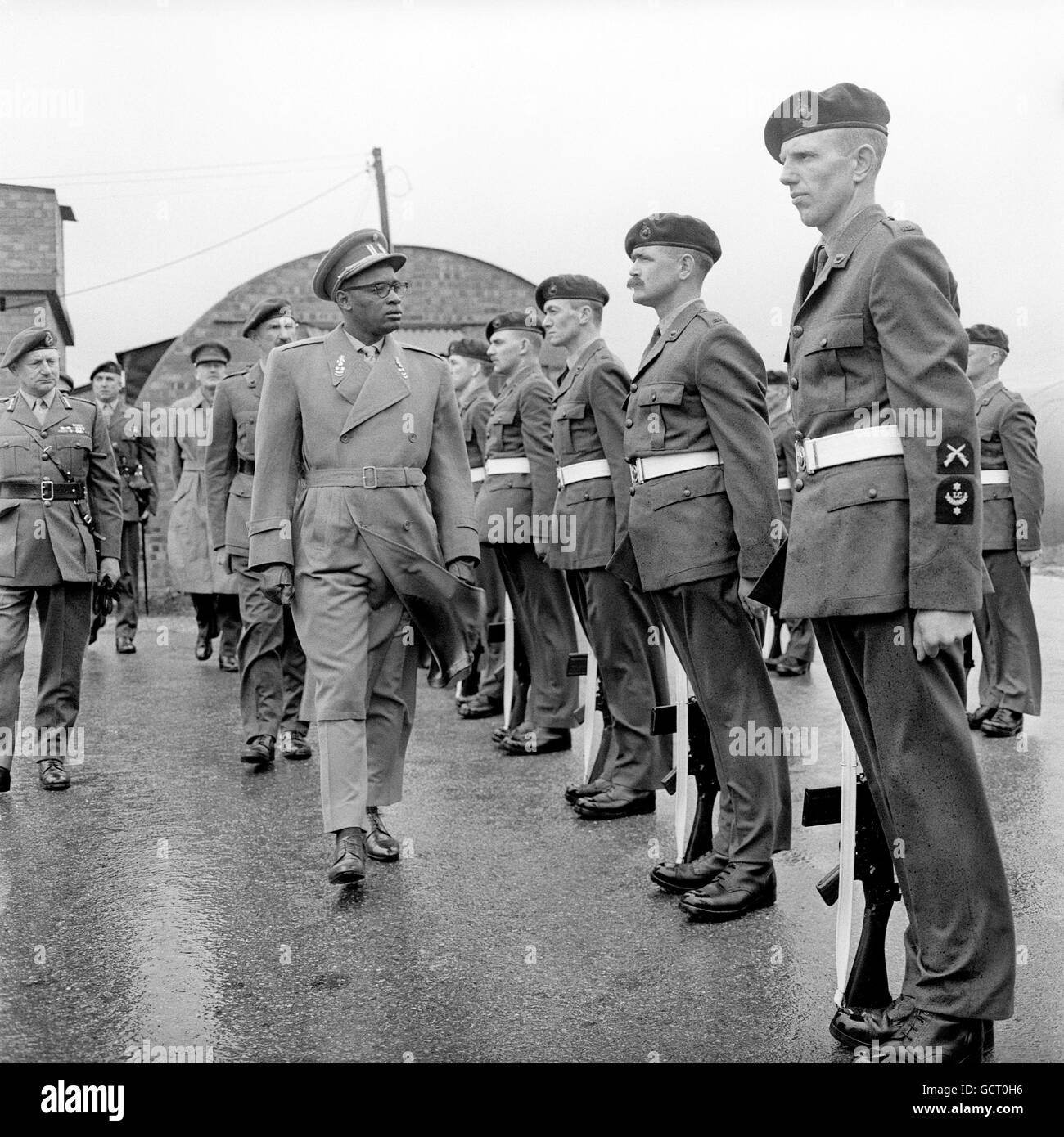 General Joseph-Desire Mobutu, Commander-in-Chief of the Congolese ...