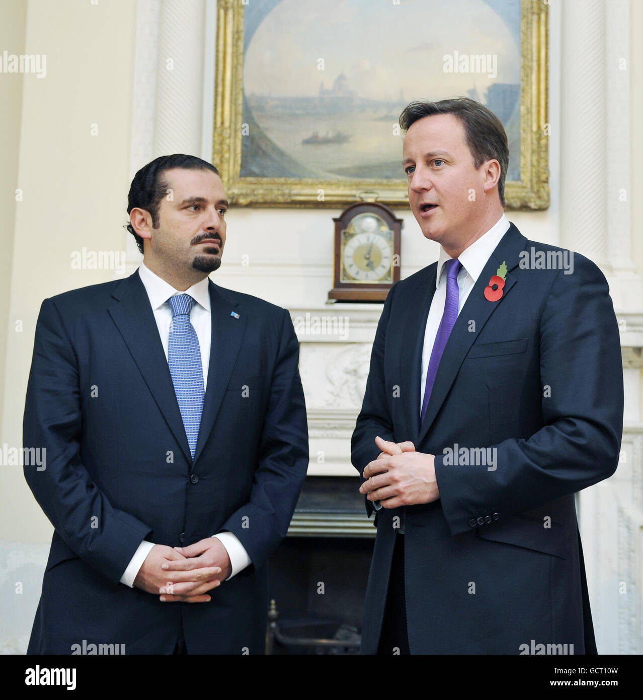 Saad hariri talking hi-res stock photography and images - Alamy