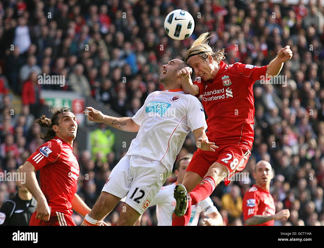 Liverpools Christian Poulsen High Resolution Stock Photography and ...
