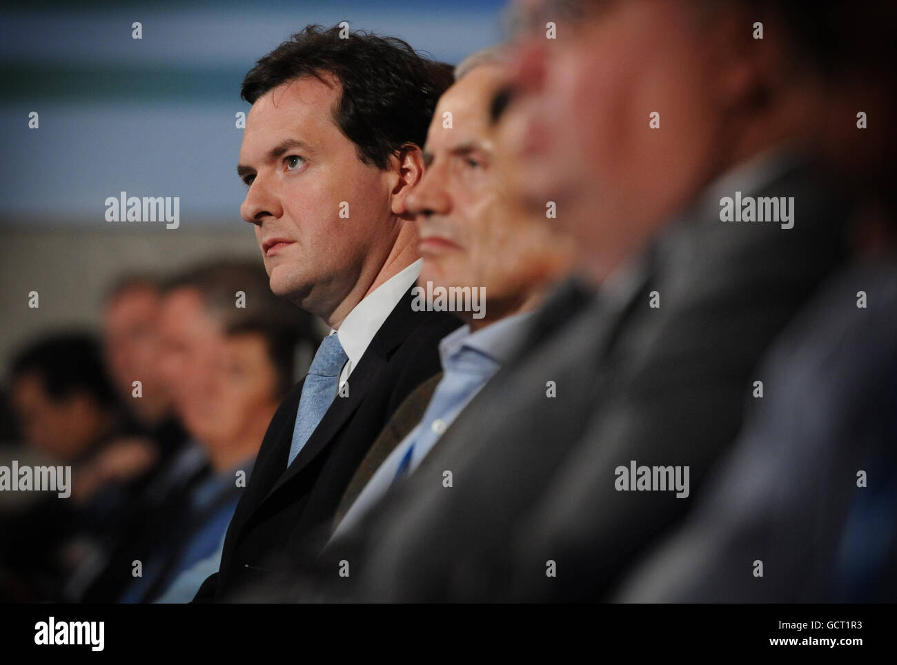 Chancellor George Osborne in the audience during the opening session of ...