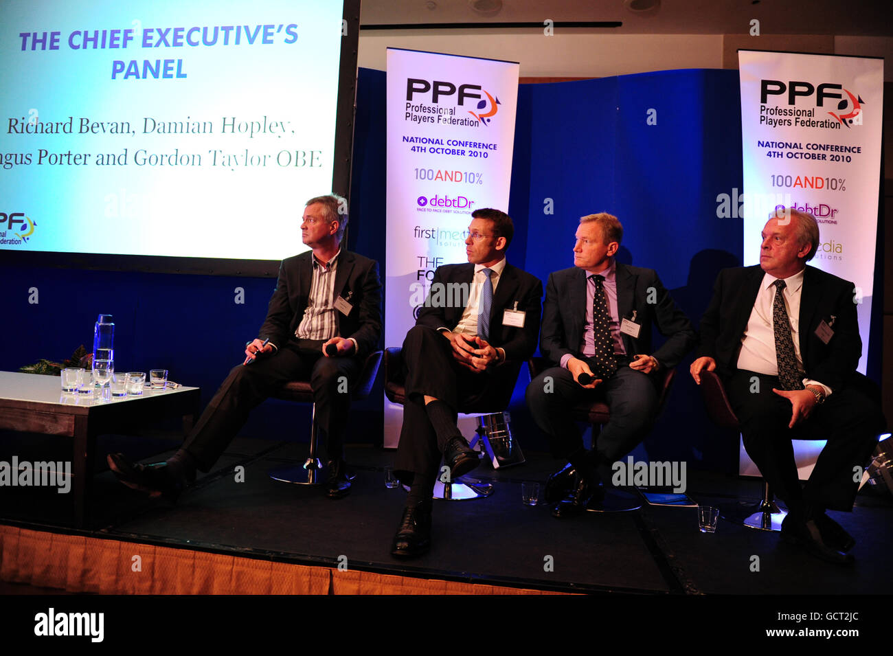 (left to right) PCA Chief Executive Angus Porter, RPA Chief Executive ...