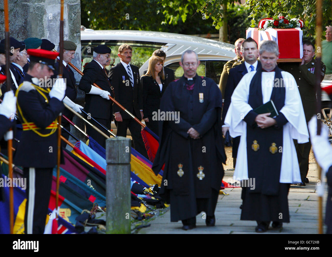 Funeral for Trooper Andrew Howarth Stock Photo - Alamy