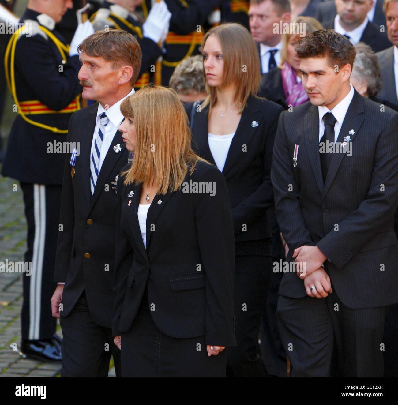 Funeral for Trooper Andrew Howarth Stock Photo - Alamy